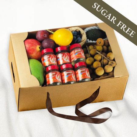 Sugar Free Birds Nest Fruit Gift Box – The First Fruits | Fruit Baskets ...